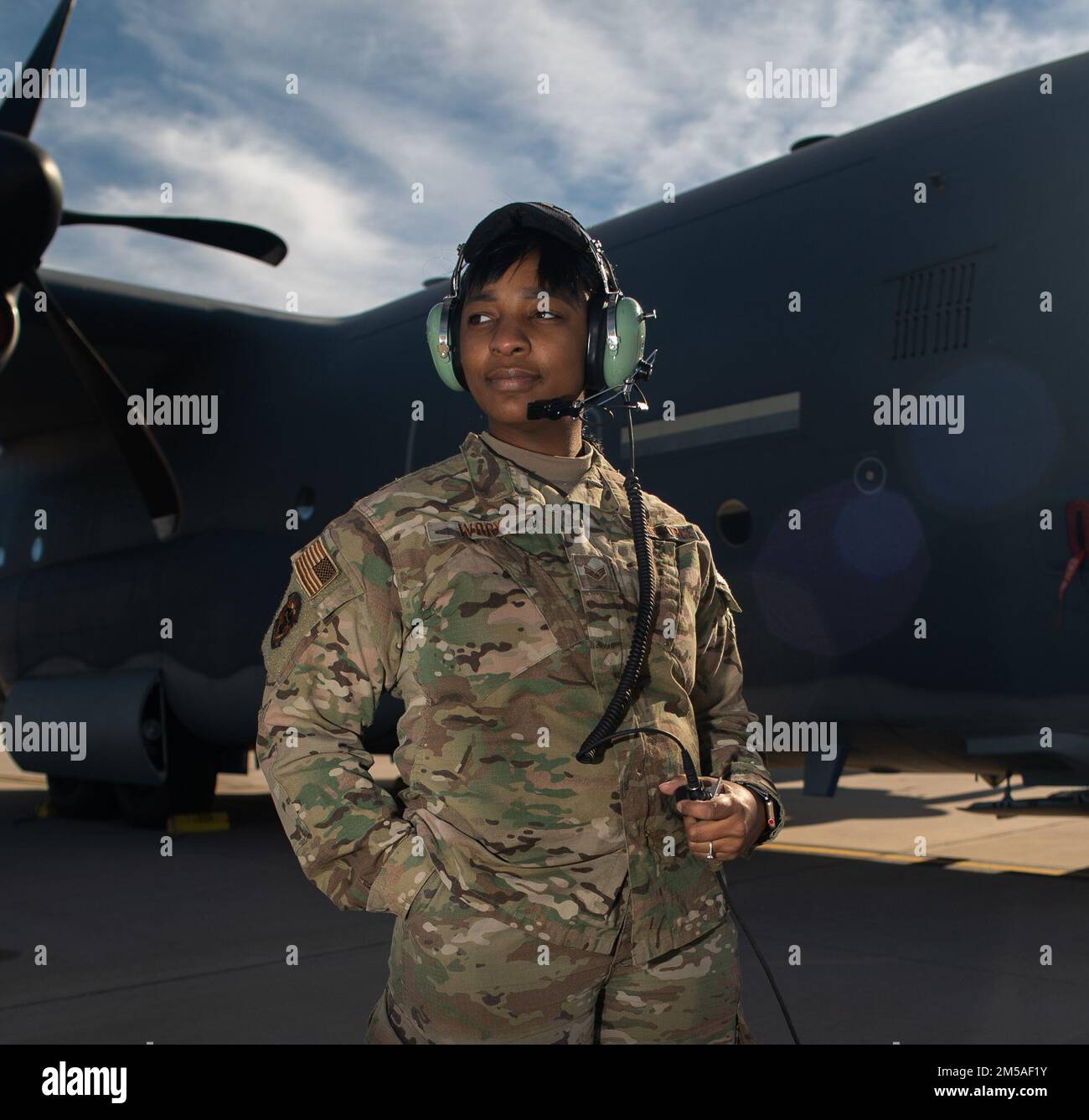 U.S. Air Force Senior Airman Erin Ivory, 9th Aircraft Maintenance Unit ...