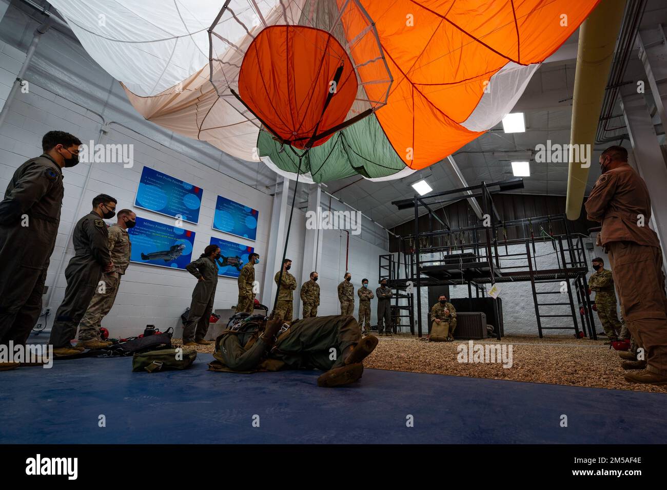Air Commandos attend Parachute Survival Training, Feb. 15, 2022, at ...