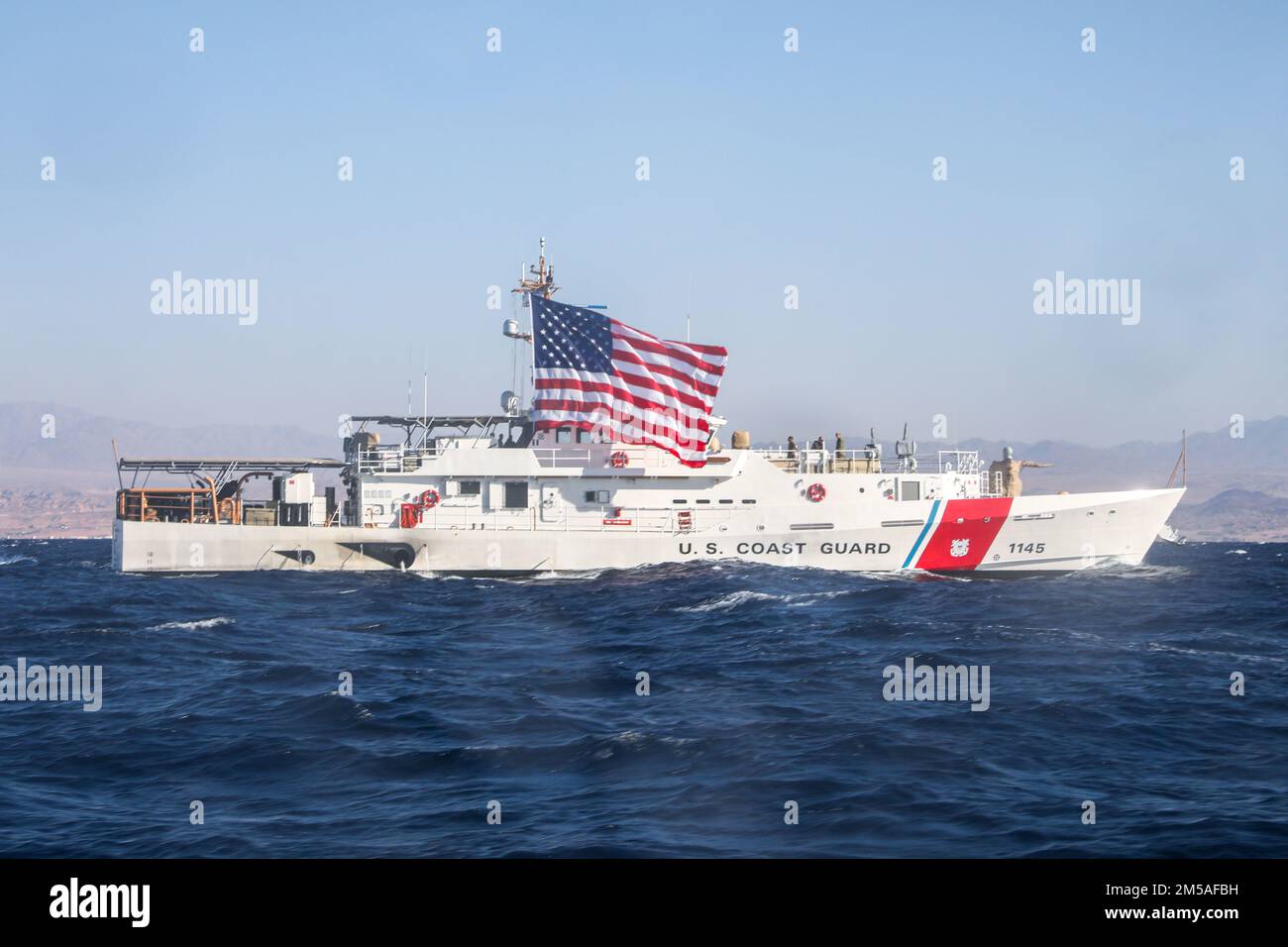 Fast response cutter USCGC Cutter Emlen Tunnell (WPC 1145) operate in ...