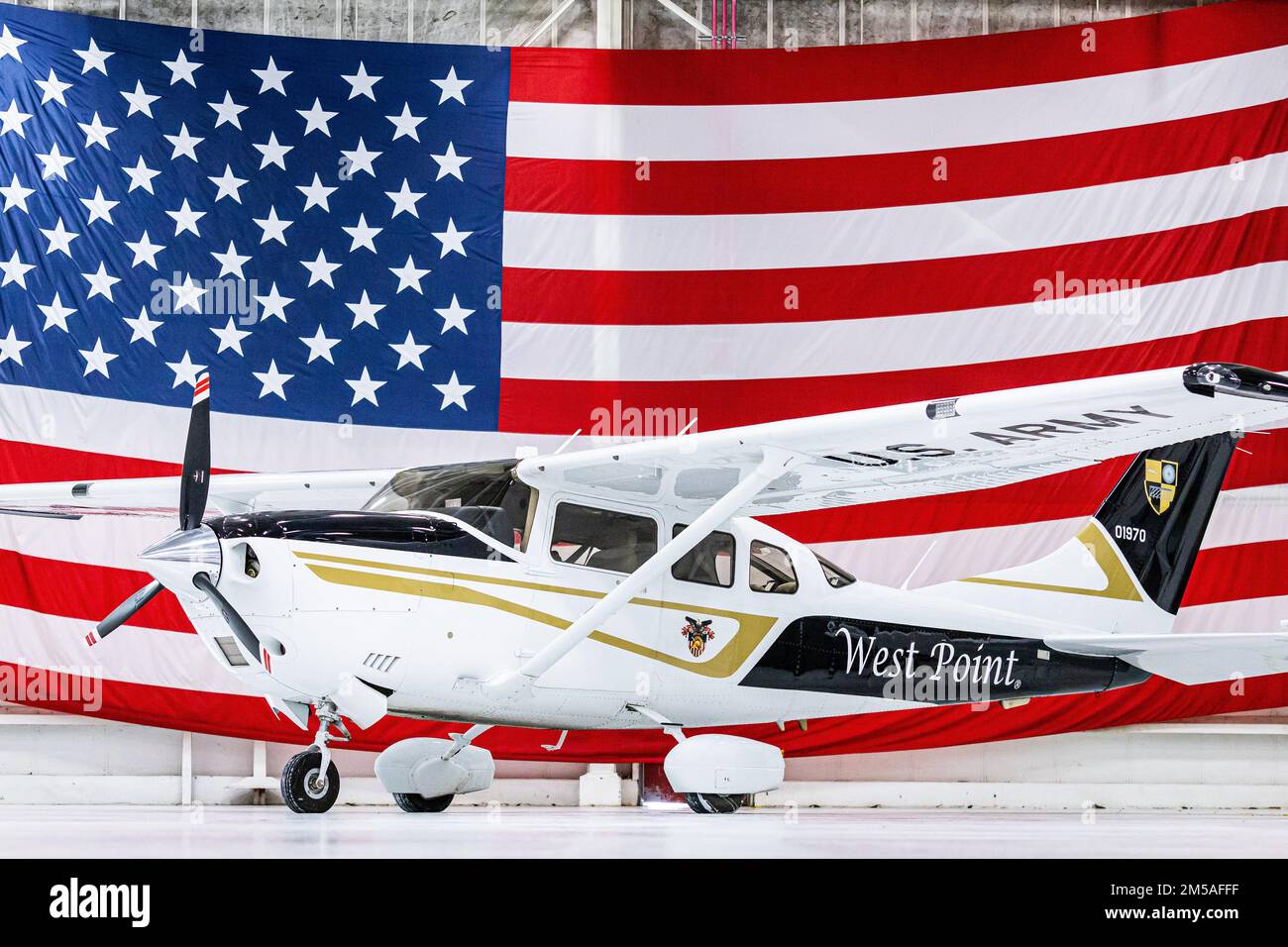 A view of one of the new Cessna 206 aircraft that the 2nd Aviation ...