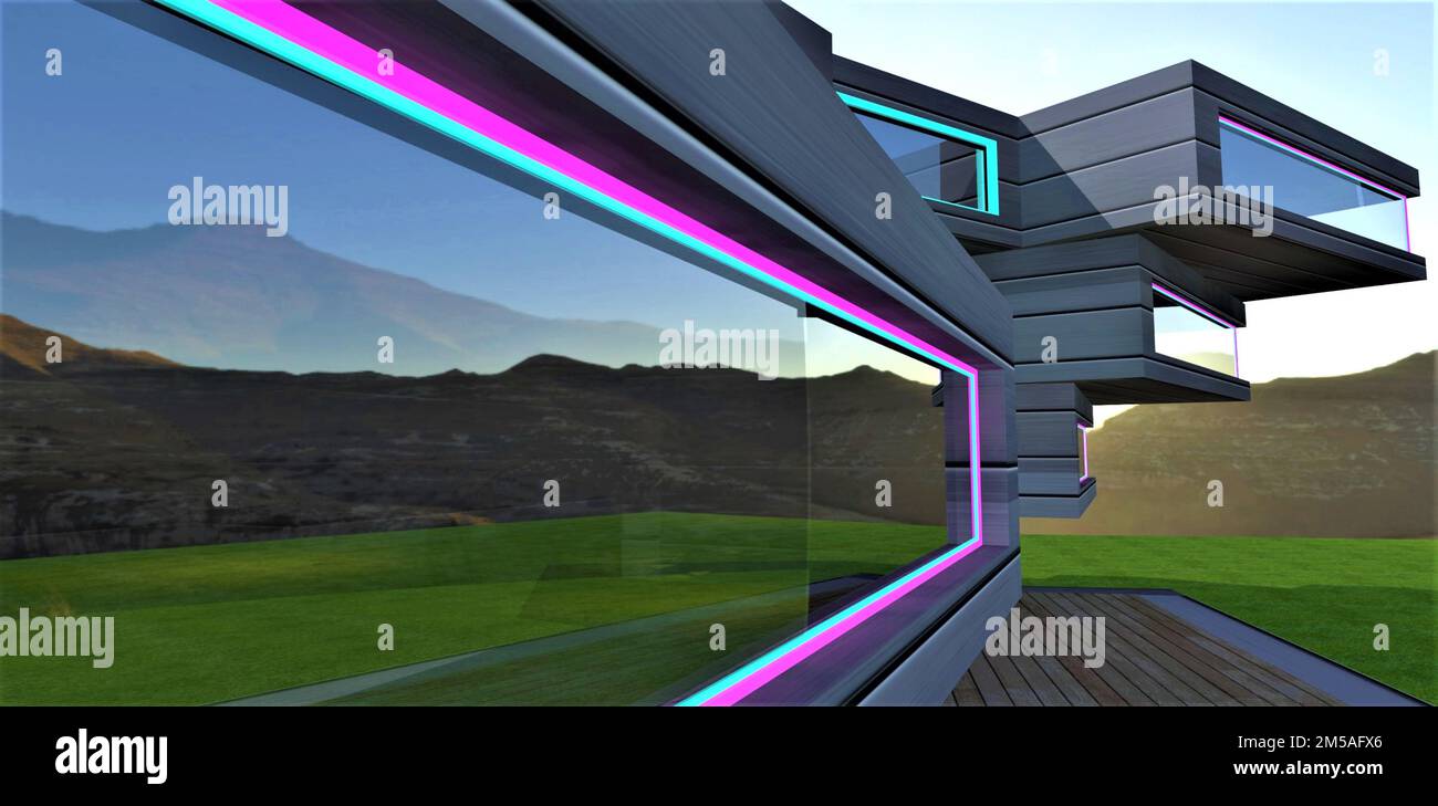 The project of a technological house of the future in an ecological ...