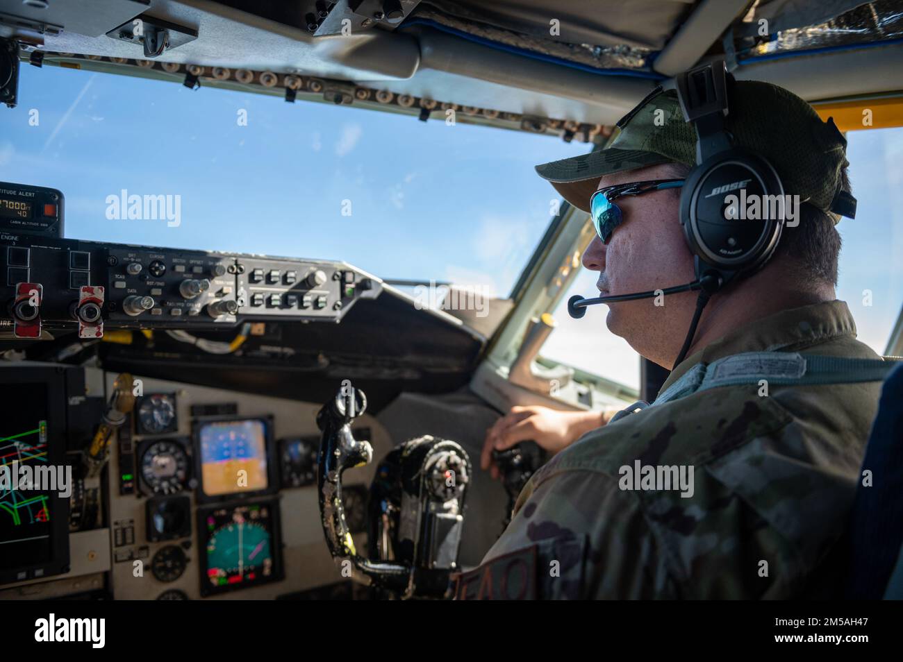 U.S. Air Force Maj. Logan Barlow, 909th Air Refueling Squadron pilot ...