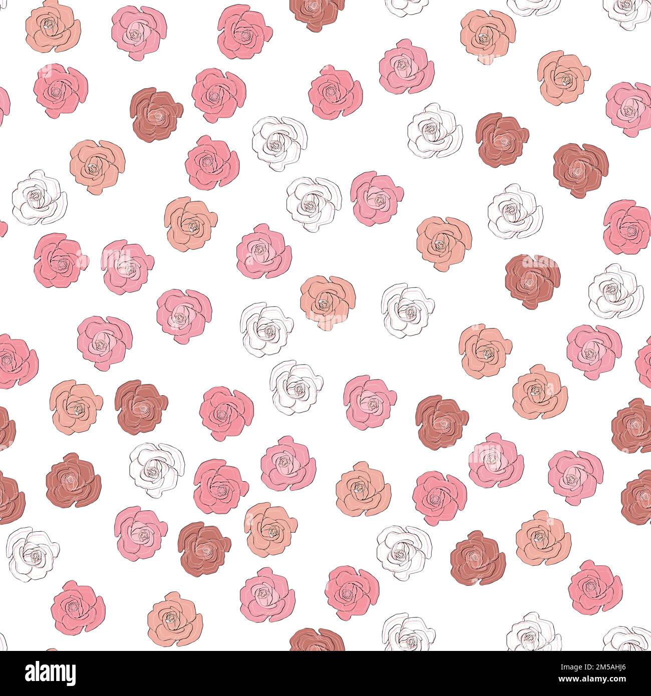 Fresh scent english rose Stock Vector Images - Alamy