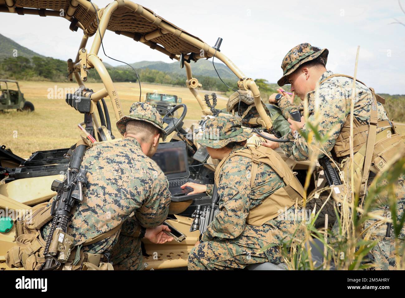 U.S. Marines with 1st Battalion, 3d Marines, 3d Marine Division ...