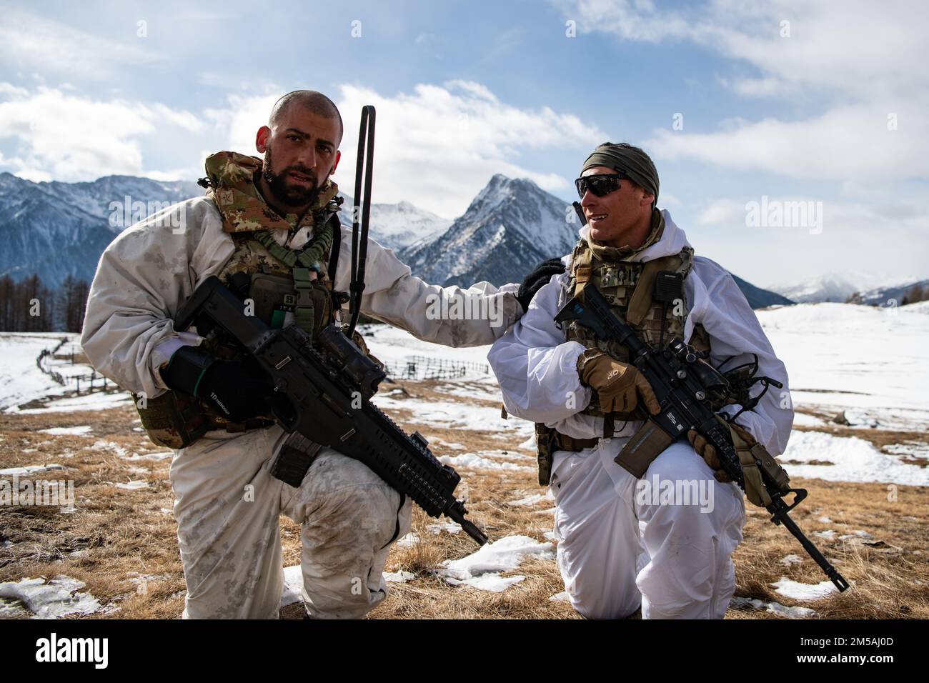 A U.S. Army paratrooper assigned to 1st Squadron, 91st Cavalry Regiment ...
