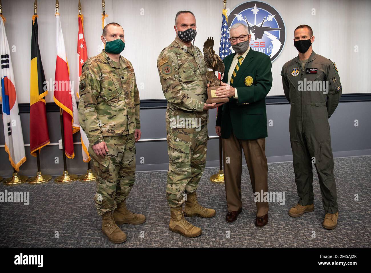 CRYSTAL CITY, VA. (Feb. 16, 2022) – Members of the F-35 Dual Capable ...