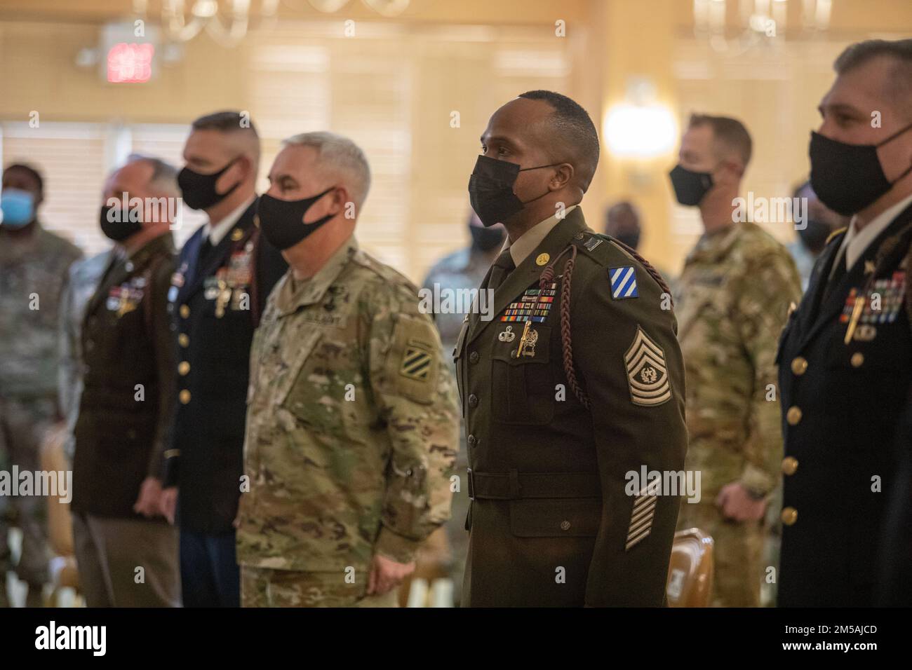 Senior leaders from across the 3rd Combat Aviation Brigade, 3rd ...