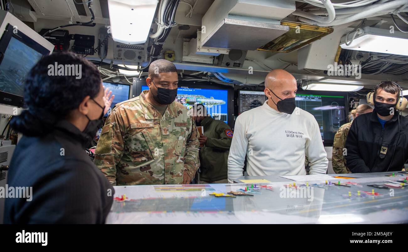 220215-N-ZE28-1477 MEDITERRANEAN SEA (Feb. 15, 2022) Chief Master Sgt ...
