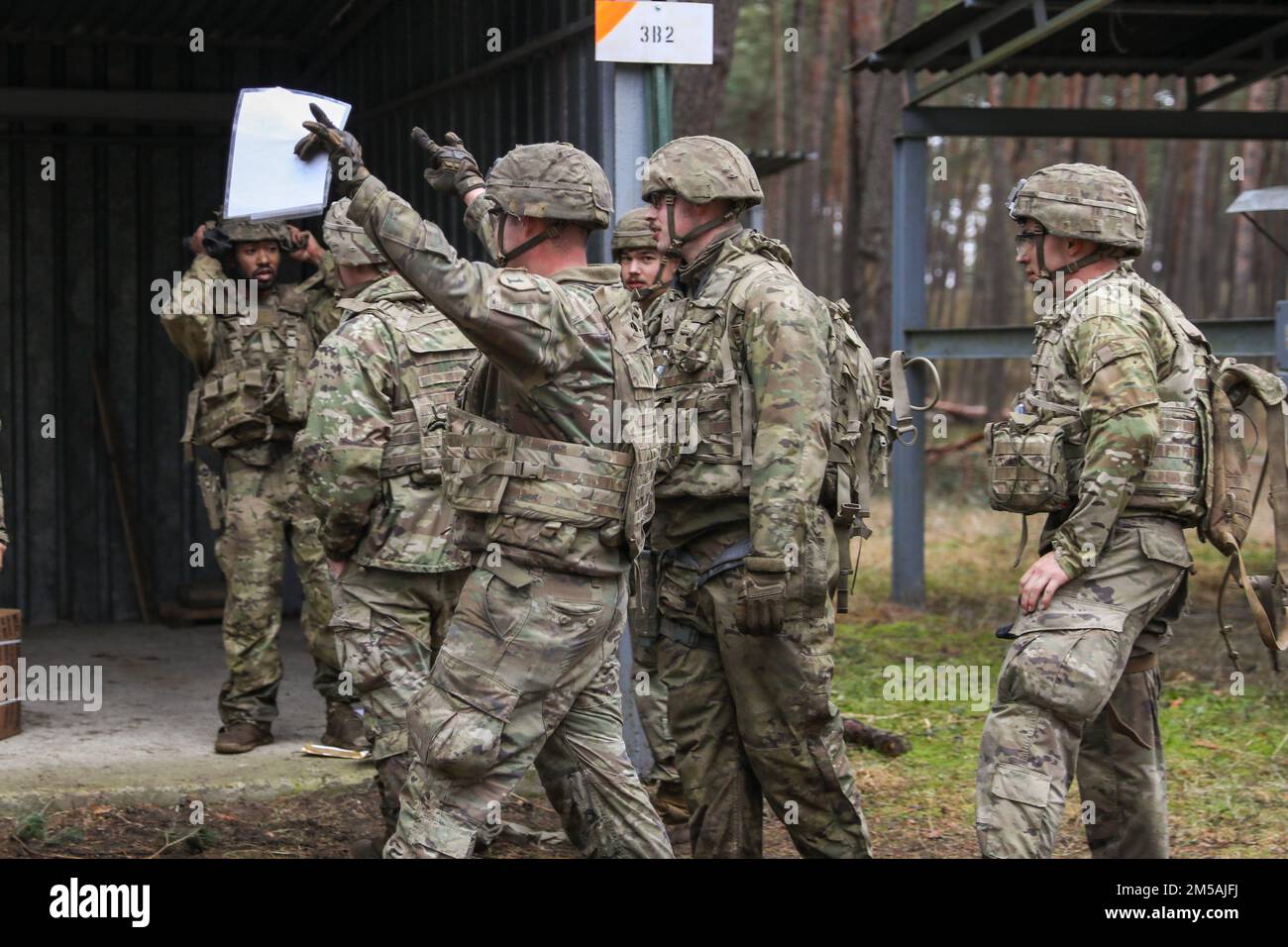 Soldiers of Alpha Company “Orphans," 2nd Battalion, 34th Armored ...