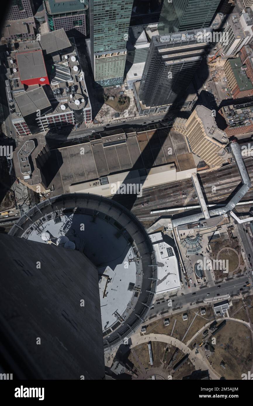 Birds eye view of downtown toronto hi-res stock photography and images ...