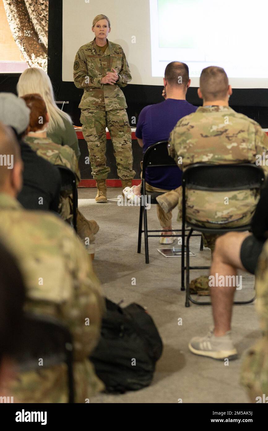 U.S. Air Force Colonel Amy Boehle, Senior Air Reserve Component advisor ...