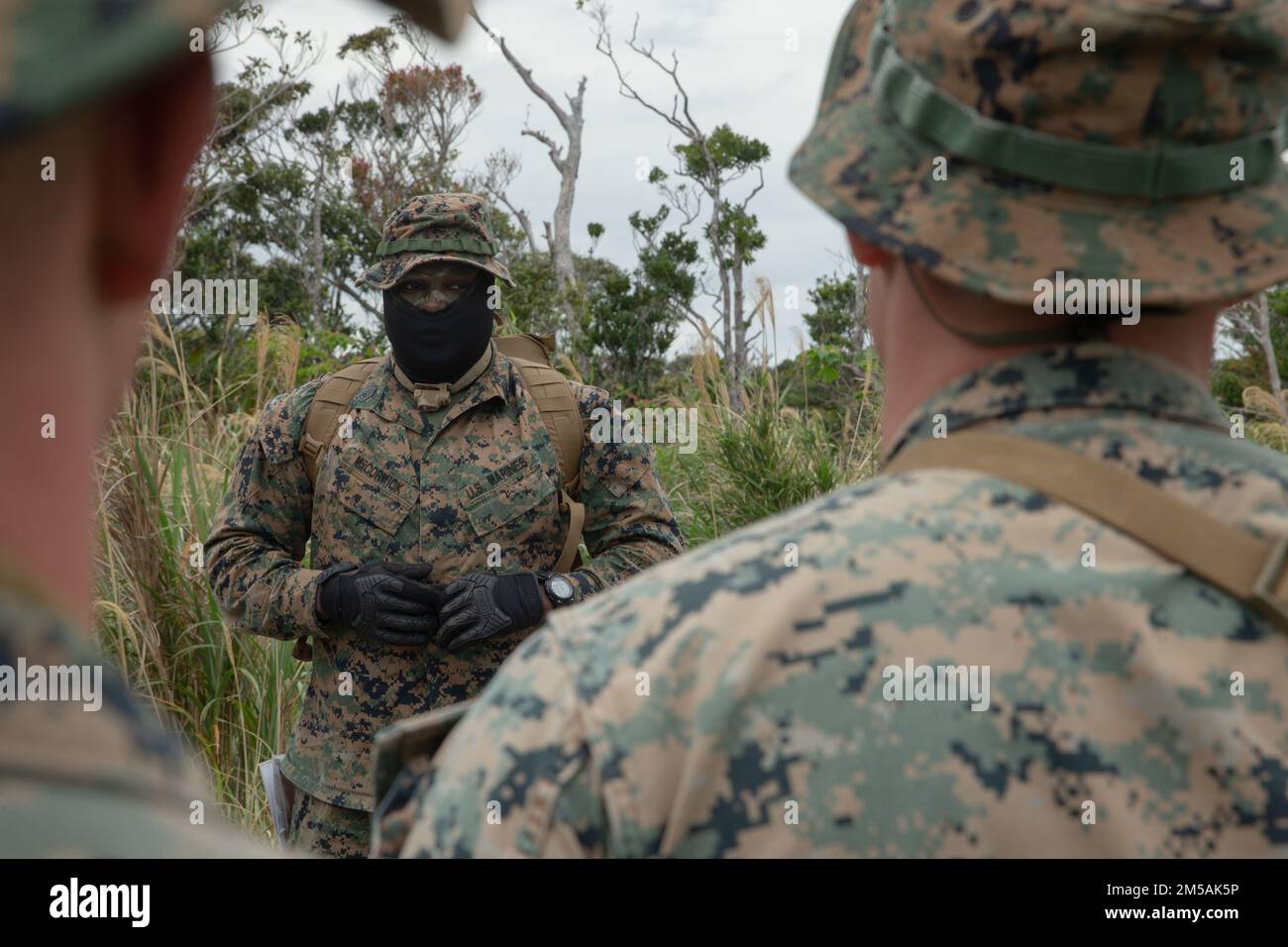 U.S. Marine Corps Gunnery Sgt. Cedric McCormick, a logistics chief with ...