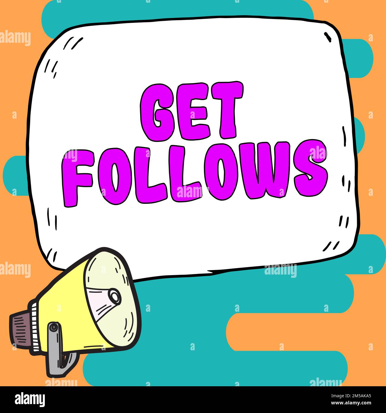 Text showing inspiration Get Follows. Business idea person who imitates ...