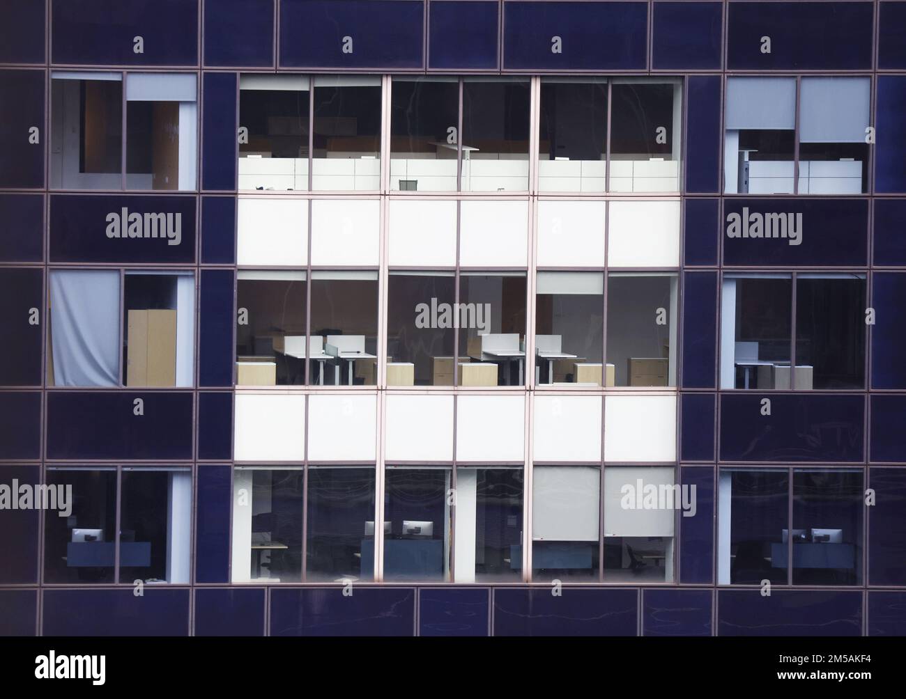 New York, United States. 26th Dec, 2022. Rooms of unoccupied work ...