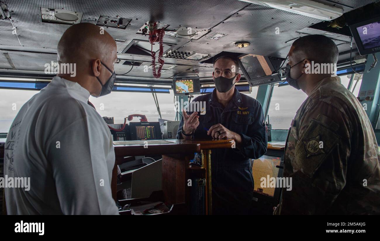 220216-N-ZE328-1625 MEDITERRANEAN SEA (Feb. 16, 2022) Capt. Gavin Duff ...