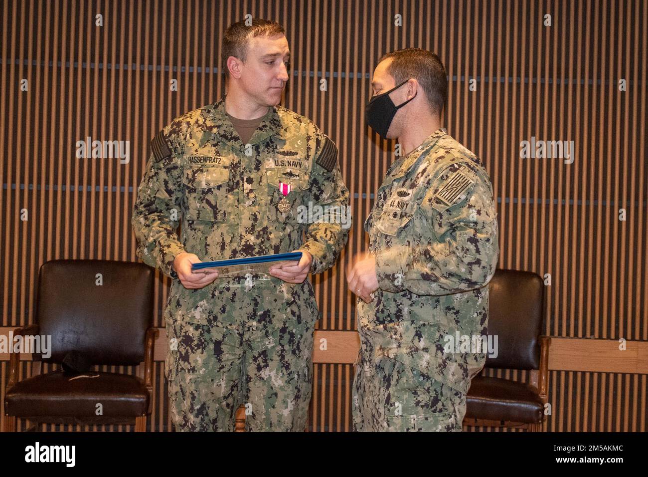 Capt. Eric M. Sager, Commanding Officer of the Naval Submarine School ...