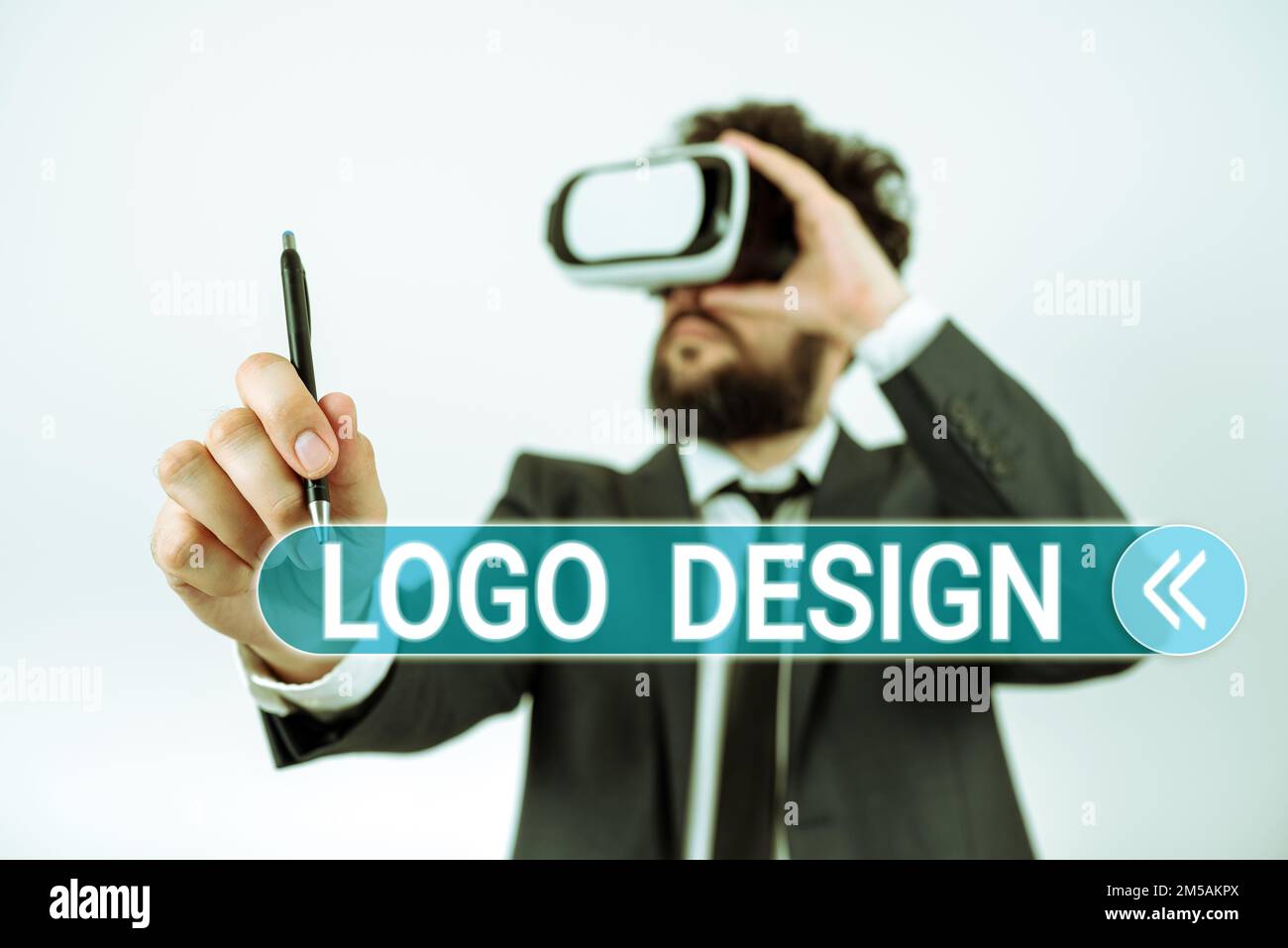 Text sign showing Logo Design. Business idea a graphic representation ...
