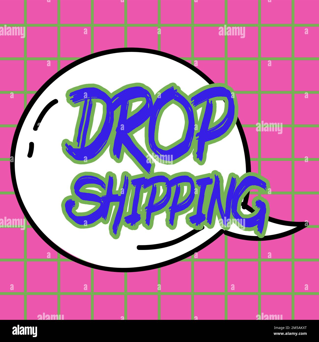 Text showing inspiration Drop Shipping. Concept meaning to send goods ...