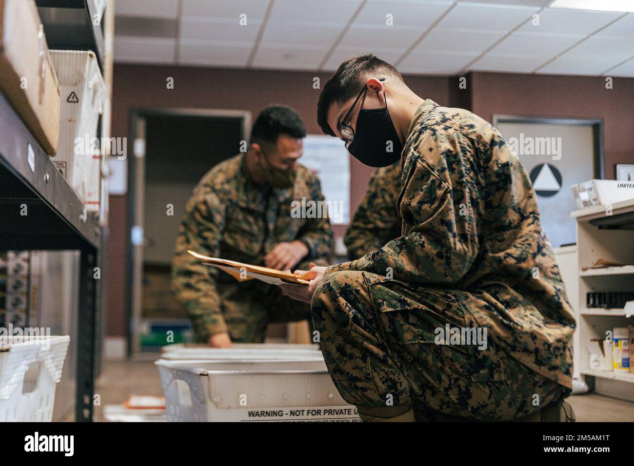 U.S. Marine Corps Lance Cpl. Steven J. OrtegaRamirez with Headquarters ...