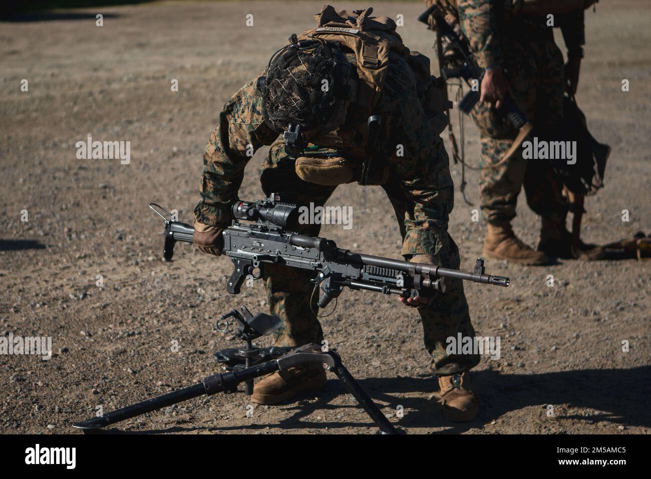 U.S. Marine Cpl. Jorge Medina, a vehicle commander with the Advanced ...