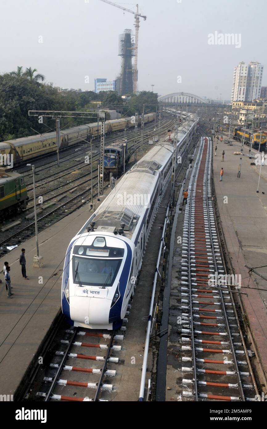 New vande bharat express hi-res stock photography and images - Alamy