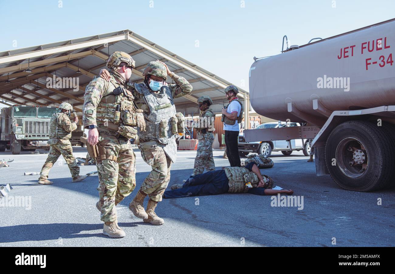 U.S. Air Force Master Sgt. Jason Cheney, 379th Expeditionary Security ...