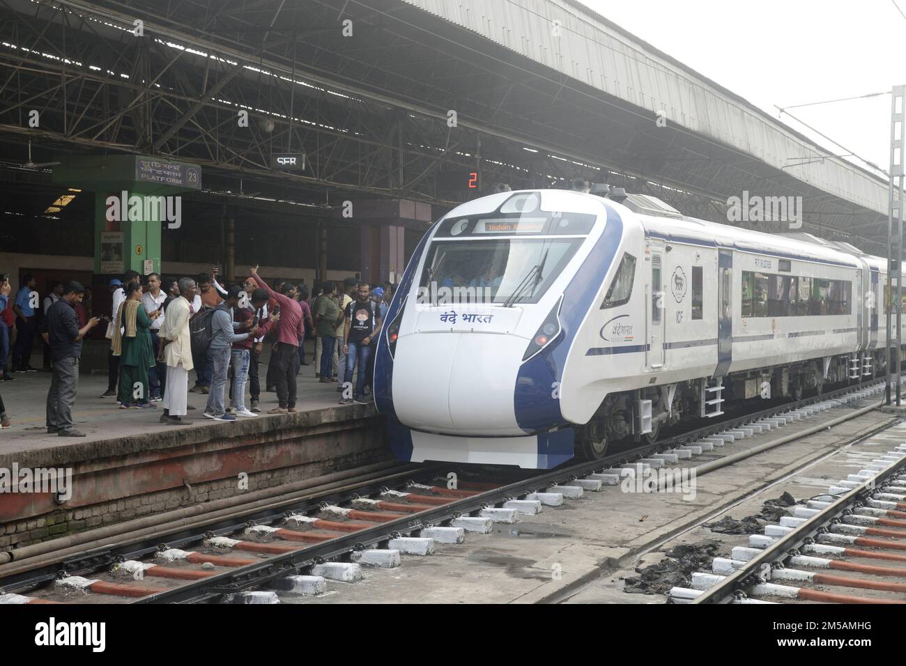 New vande bharat express hi-res stock photography and images - Alamy
