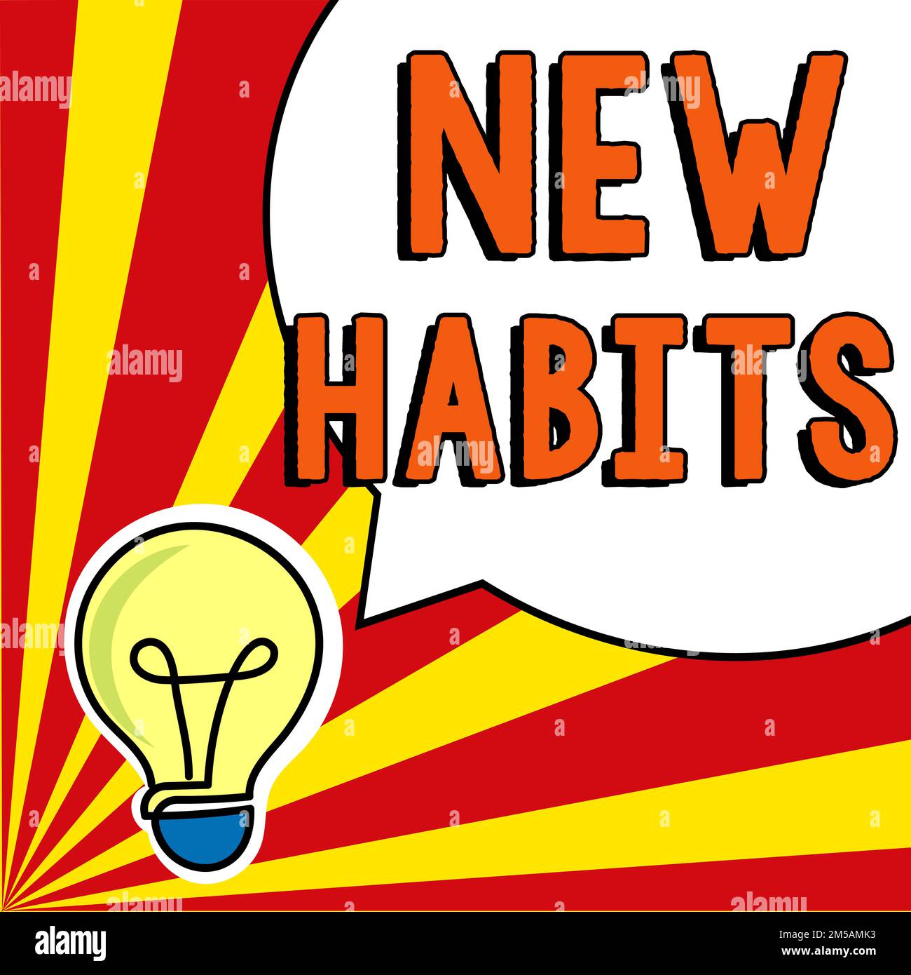 Handwriting text New Habits. Internet Concept change the routine of ...