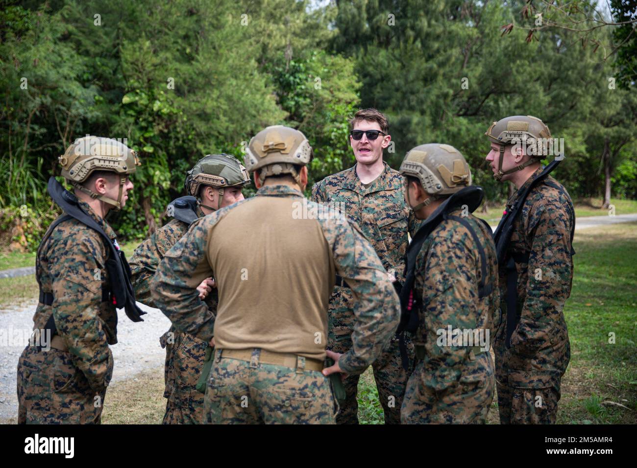 U.S Marines with Battalion Landing Team 1/5, 31st Marine Expeditionary ...