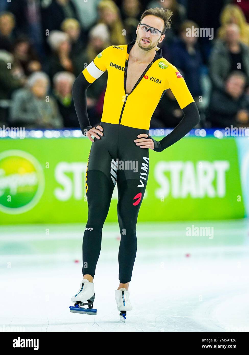 HEERENVEEN, NETHERLANDS - DECEMBER 27: Thomas Krol of Team Jumbo Visma ...