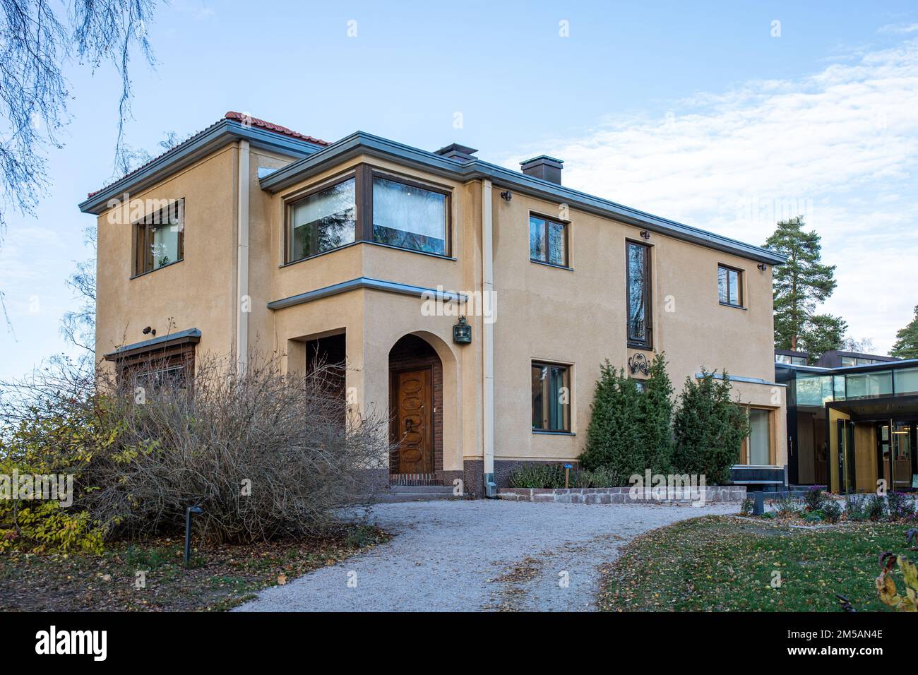 Villa Gyllenberg, designed by Matti Finell (1938), is an art museum in ...