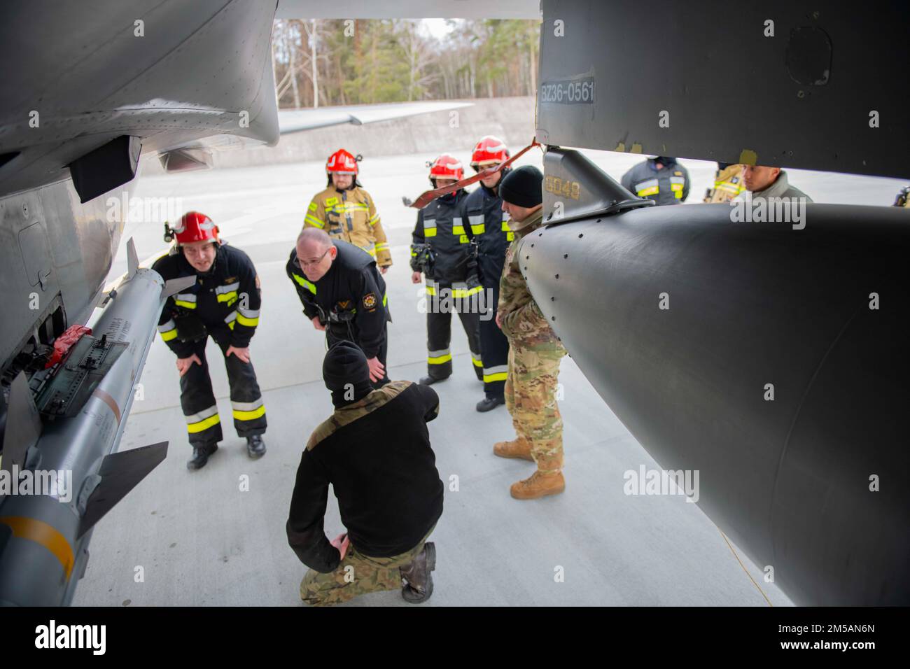 Technical Sergeant Tomas Rodrigues, a Firefighter assigned to the 48th ...
