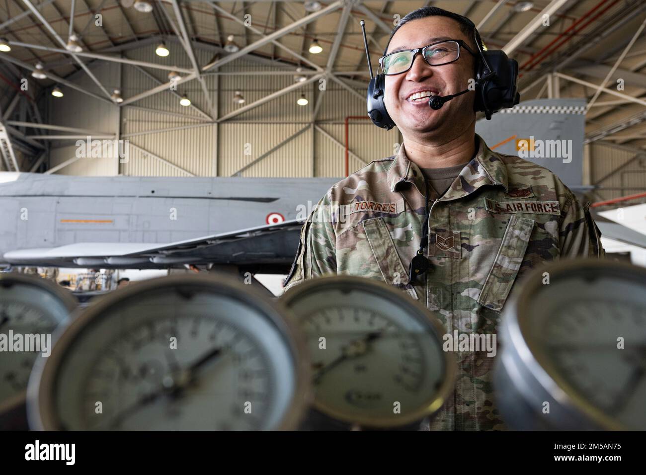 Tech. Sgt. Jonathan Torres, a Crash Damaged Disabled Aircraft Recovery ...