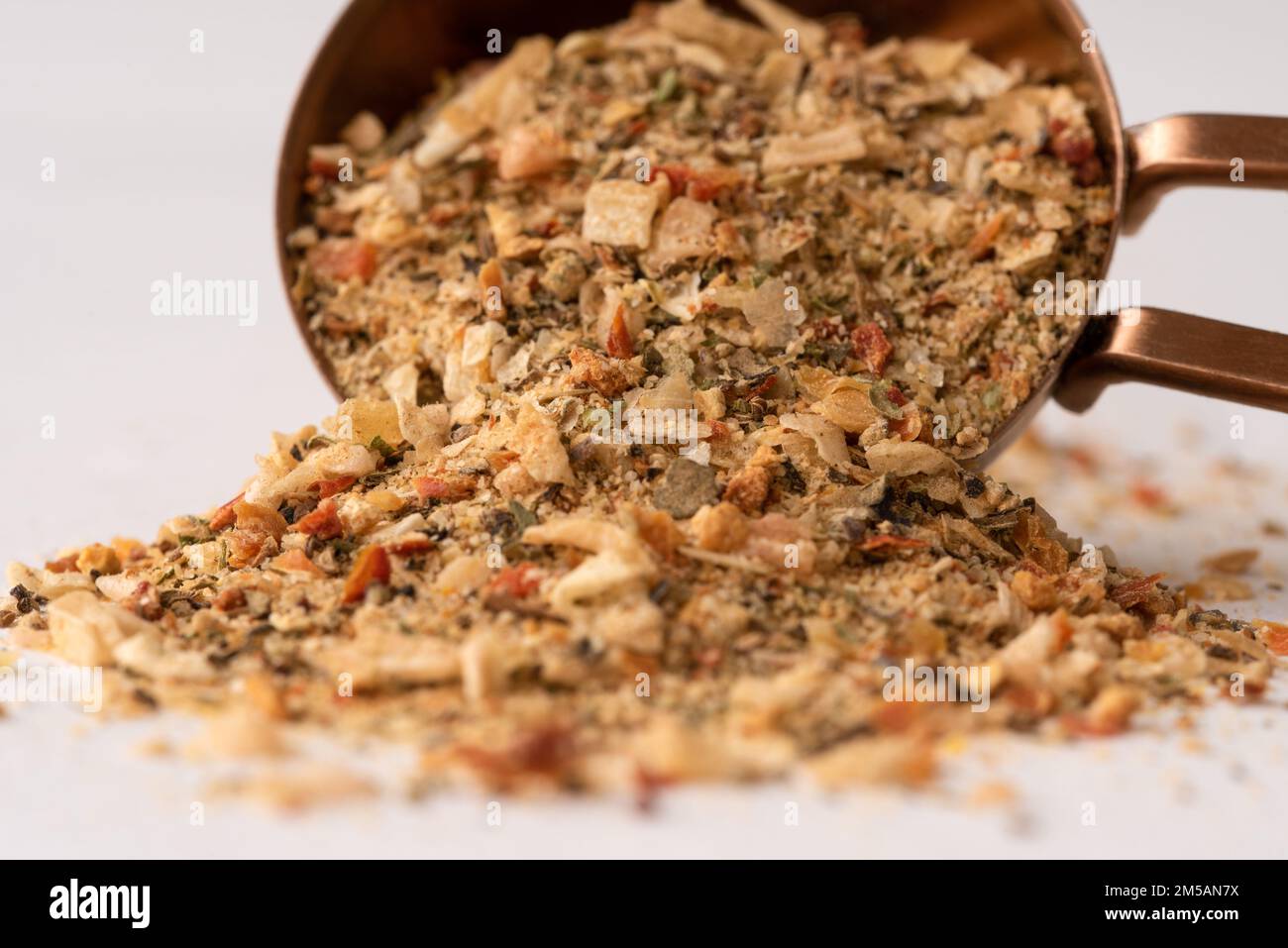 21 Seasoning Spilled from a Teaspoon Stock Photo - Alamy