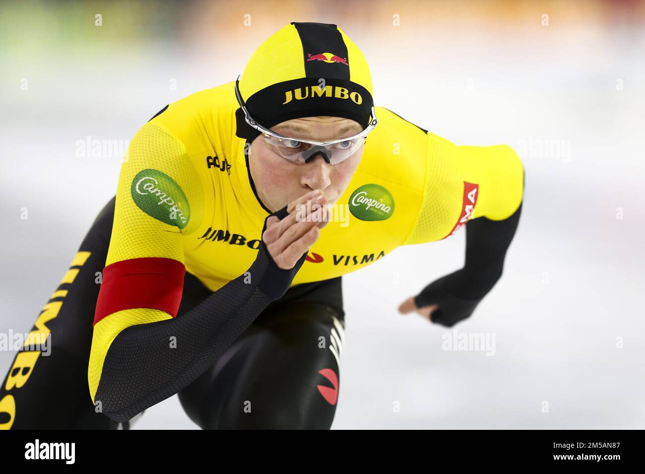 LORDENVEEN - Merijn Scheperkamp in action on the 1000 meters during the ...