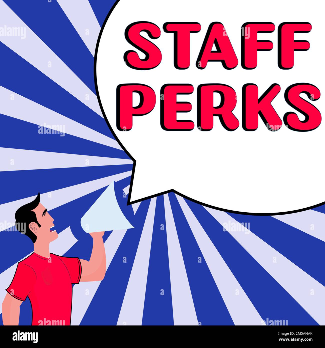 Sign displaying Staff Perks. Word Written on Workers Benefits Bonuses ...