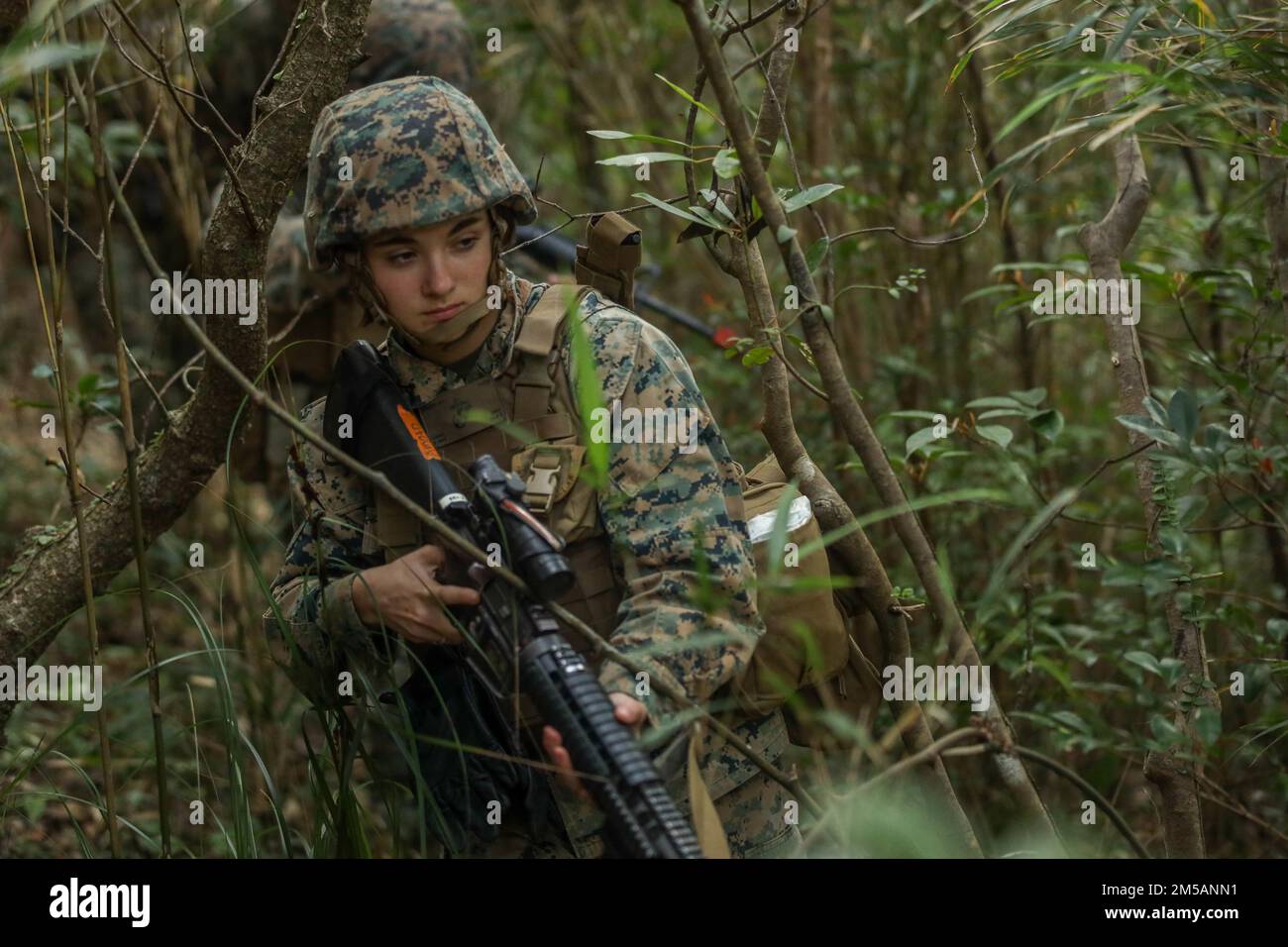 U.S. Marine Corps Lance Cpl. Elizabeth Amato, a motor transport ...