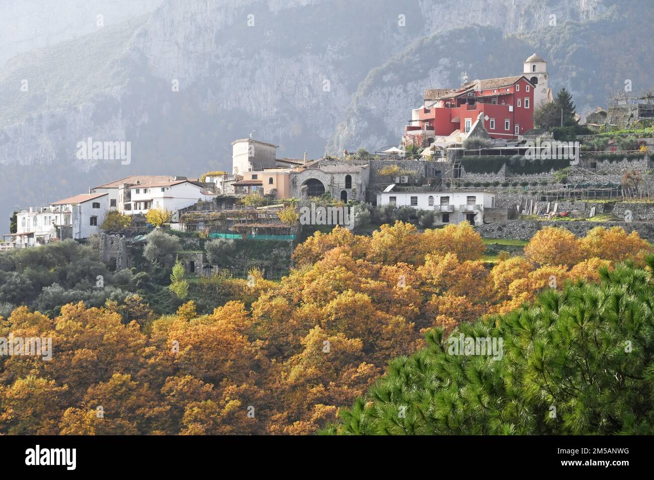 Scala commune town near ravello Stock Photo - Alamy
