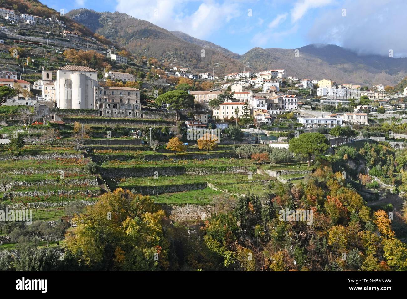 Scala commune town near ravello Stock Photo - Alamy