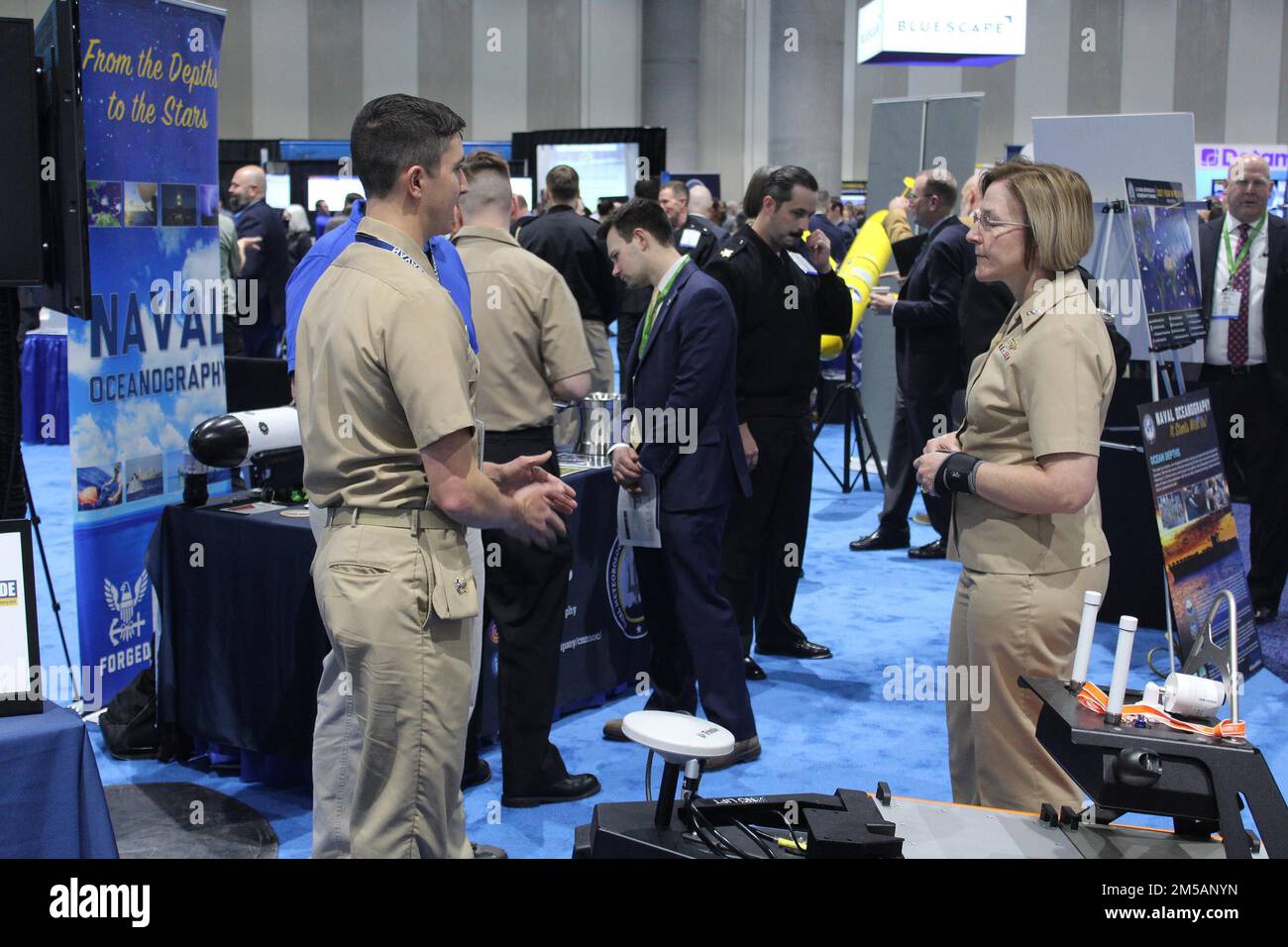 SAN DIEGO (Feb. 16-18) — During AFCEA-USNI WEST 2022, VADM Kelly Aeschbach, Commander, U.S ...