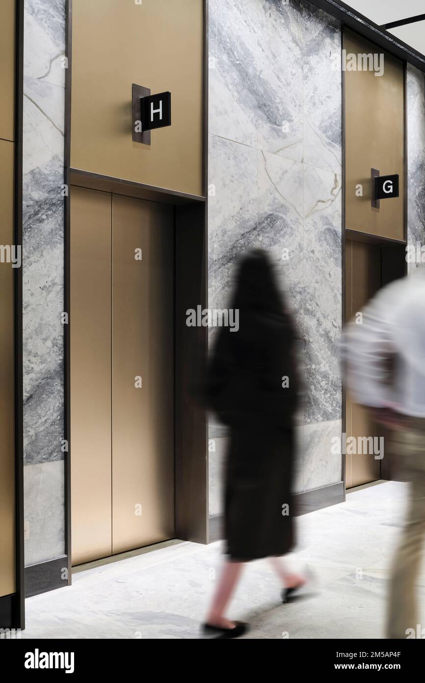 Lifts. 570 George Street, Sydney, Australia. Architect: Custance ...