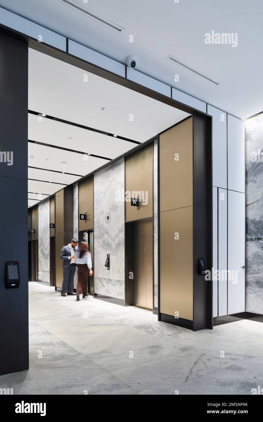 Lifts. 570 George Street, Sydney, Australia. Architect: Custance ...