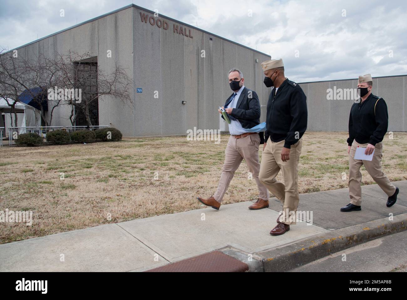 From left: Mr. Thomas Ross, Chief of Staff to the Secretary of the Navy ...