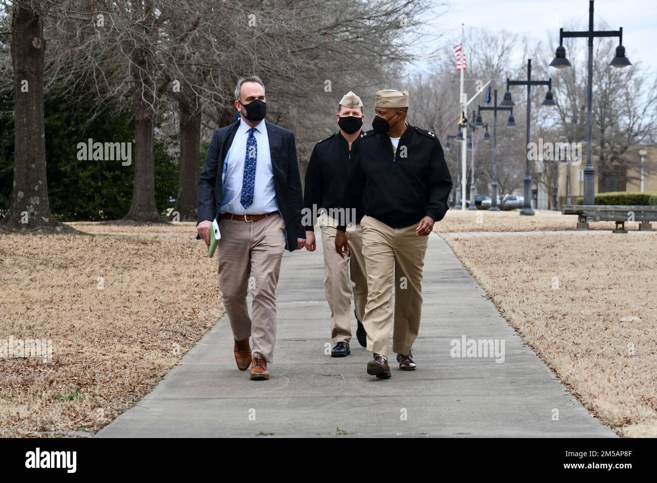 From left: Mr. Thomas Ross, Chief of Staff to the Secretary of the Navy ...