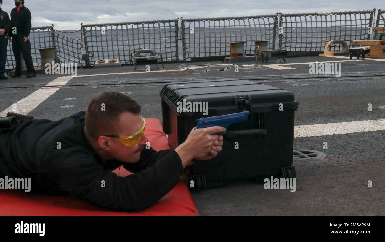 ATLANTIC OCEAN (Feb. 16, 2022) Sonar Technician Surface Third Class ...