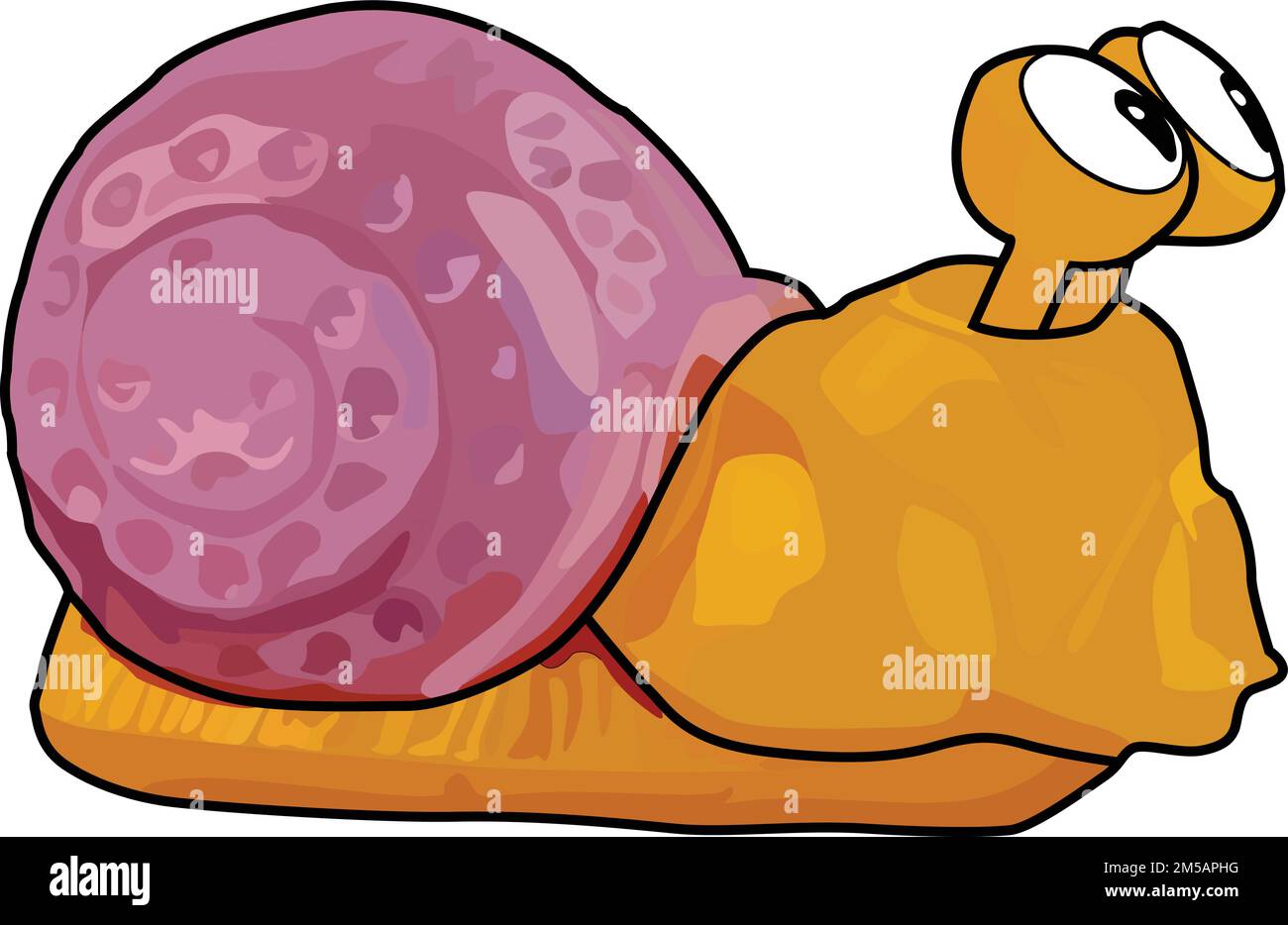 A vector design of a funny Snail Toy on white background Stock Vector ...