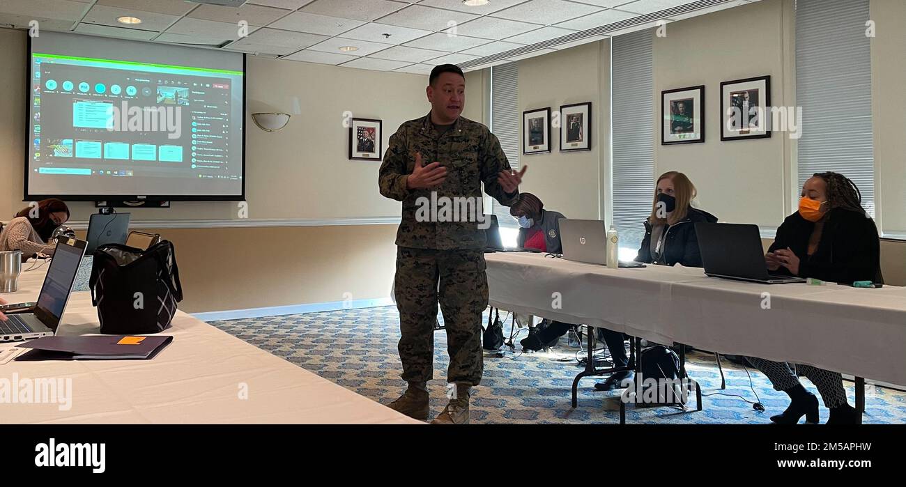 Joint Base Myer-Henderson Hall Deputy Commander Marine Lt. Col. Mark ...