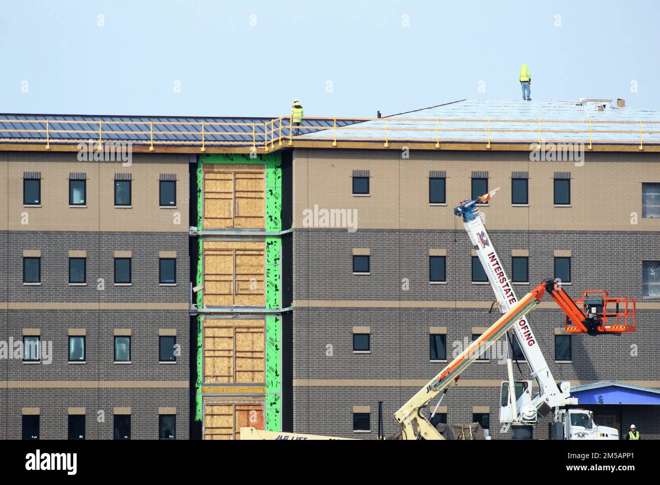 Construction work is shown Feb. 16, 2022, in the 1600 block of the ...