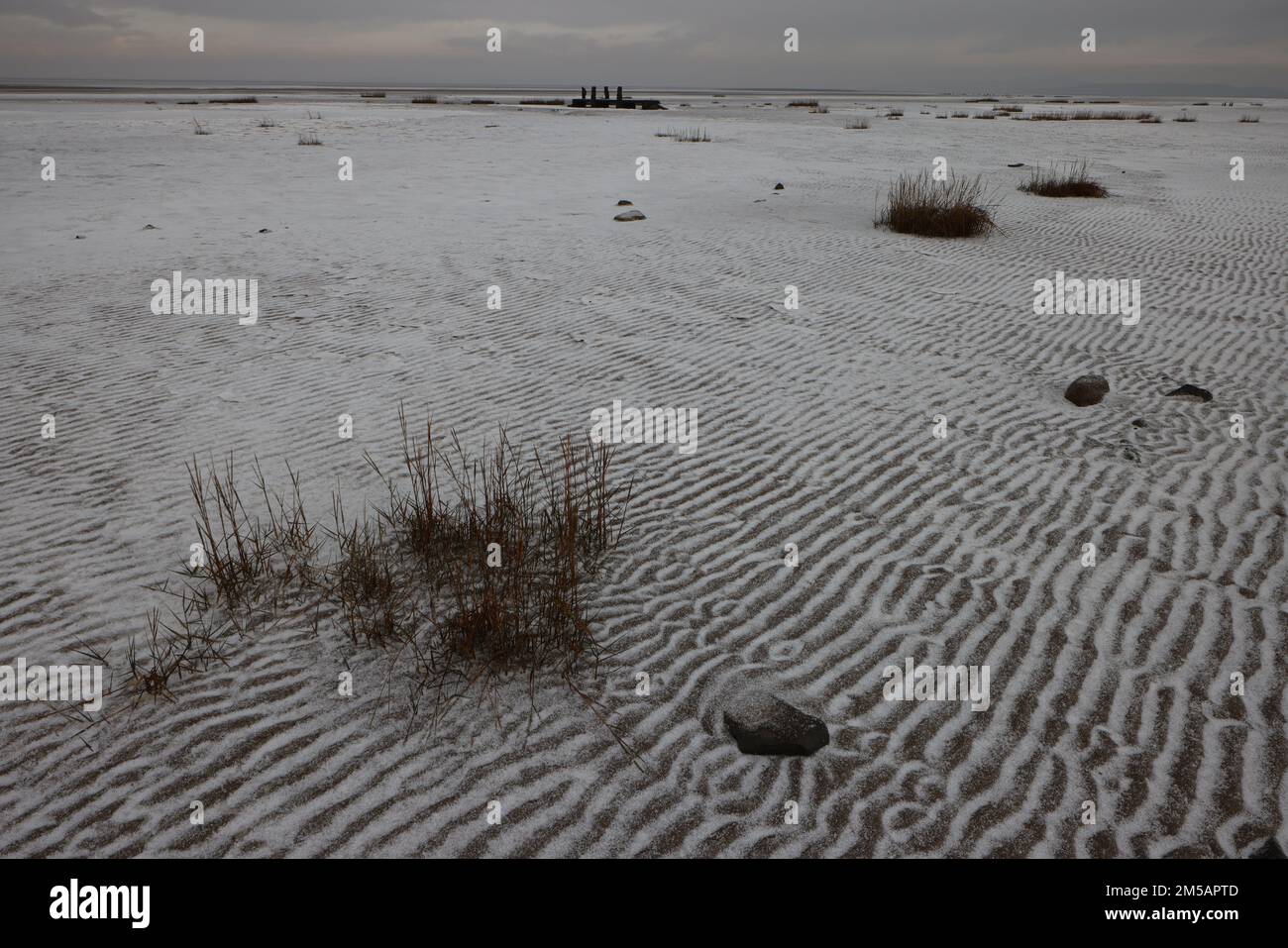Hest Bank beach in winter Stock Photo - Alamy