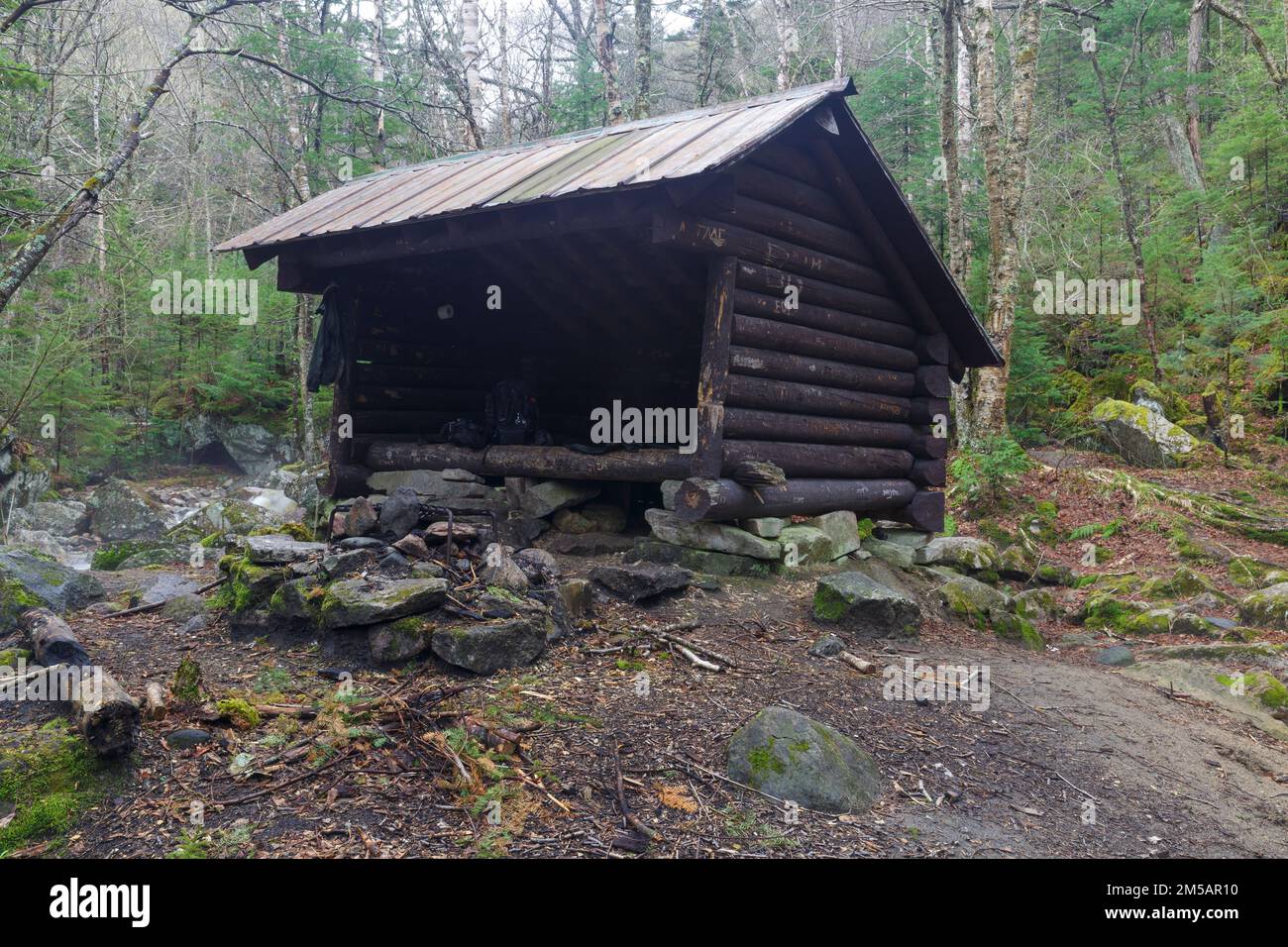 Coppermine Shelter in Franconia New Hampshire. Built in 1935, this ...